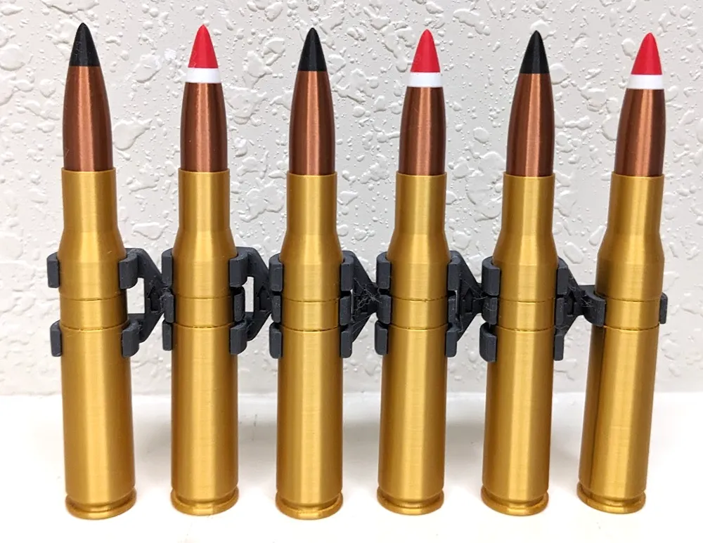 Articulated .50 Cal Bullets & Chain, Custom Length by Rexi Labs ...