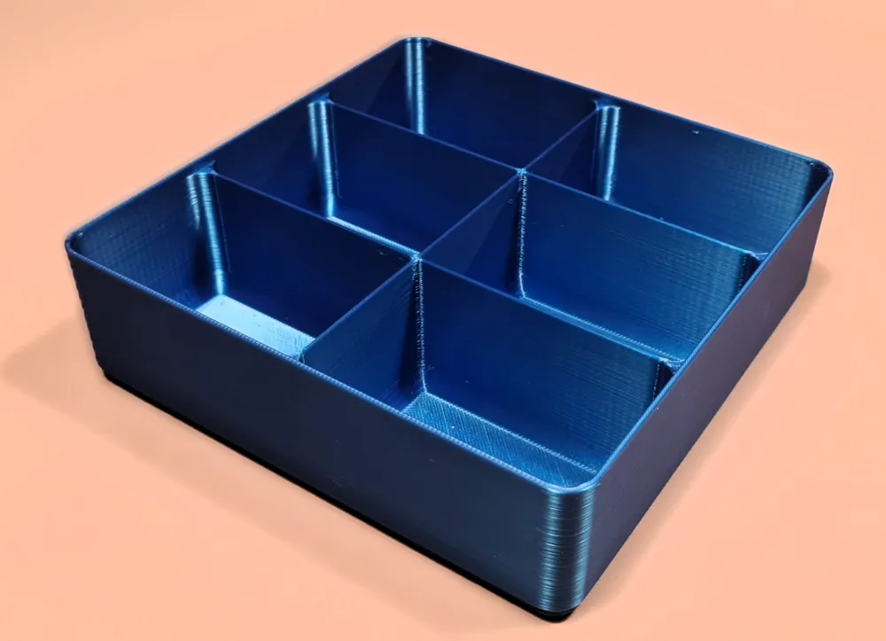 Versatile Interlocking Box with Customizable Layouts - 150mm by 150mm - different heights by ...