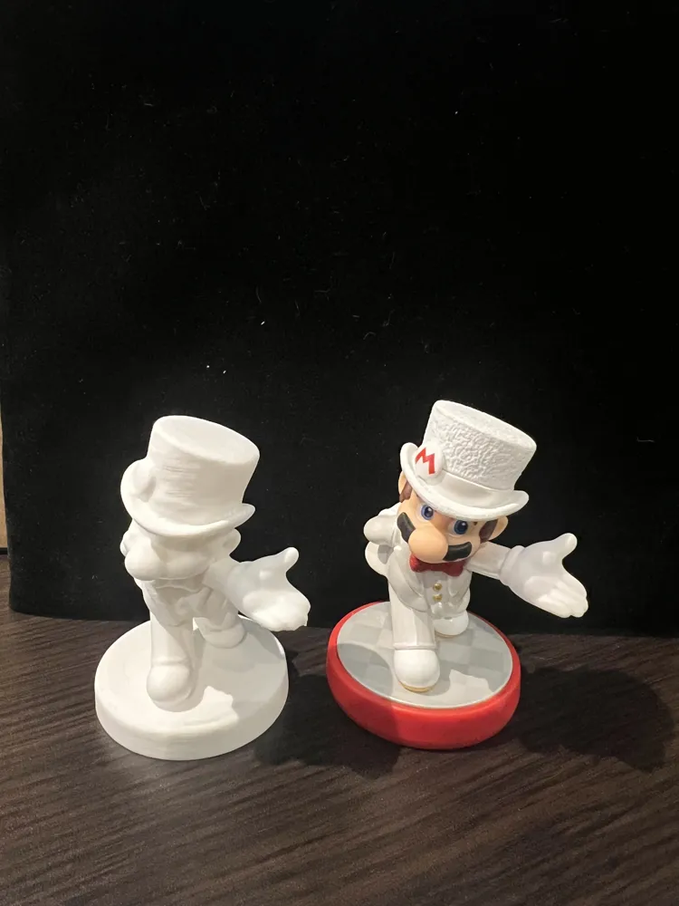 Wedding Mario Figurine - 3D Printed Tribute by DCprint MakerWorld ...