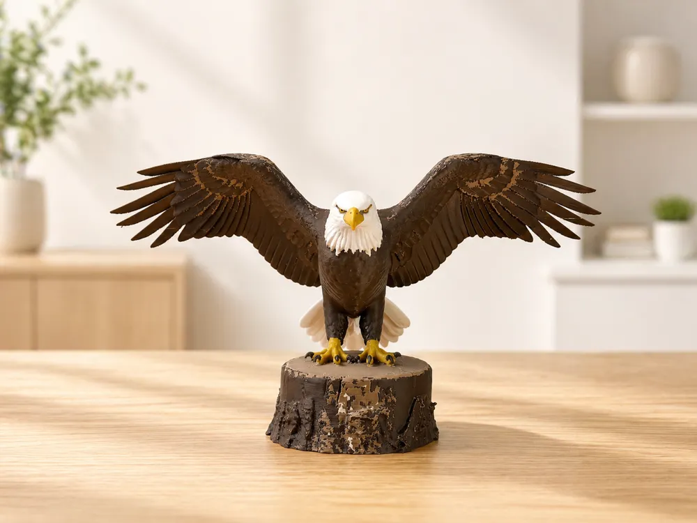 Bald Eagle - Ultra-detailed - Free 3D Print Model - MakerWorld