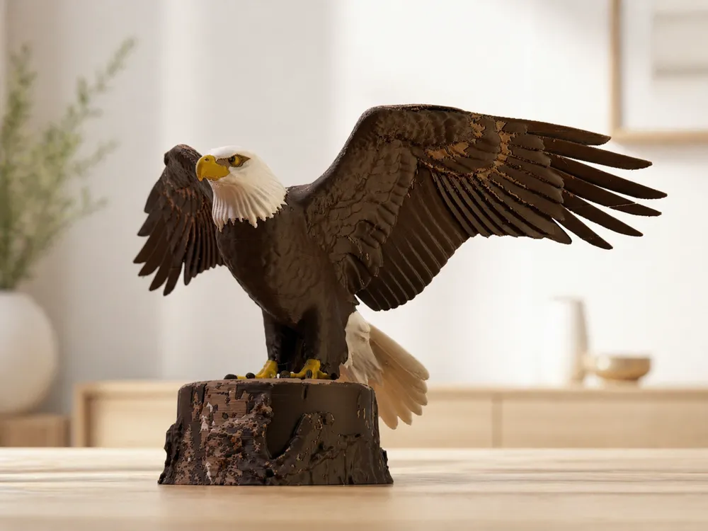 Bald Eagle - Ultra-detailed - Free 3D Print Model - MakerWorld