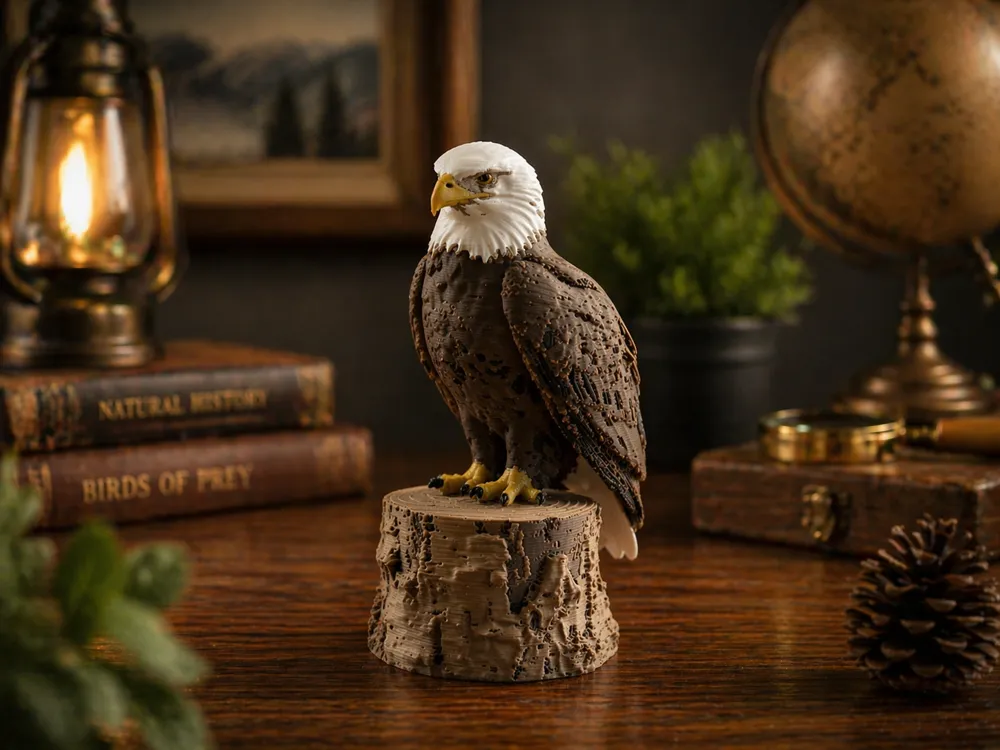 Bald Eagle - Ultra-detailed - Free 3D Print Model - MakerWorld