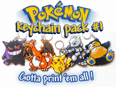 Pokemon Keychain Packs! | Collection - MakerWorld