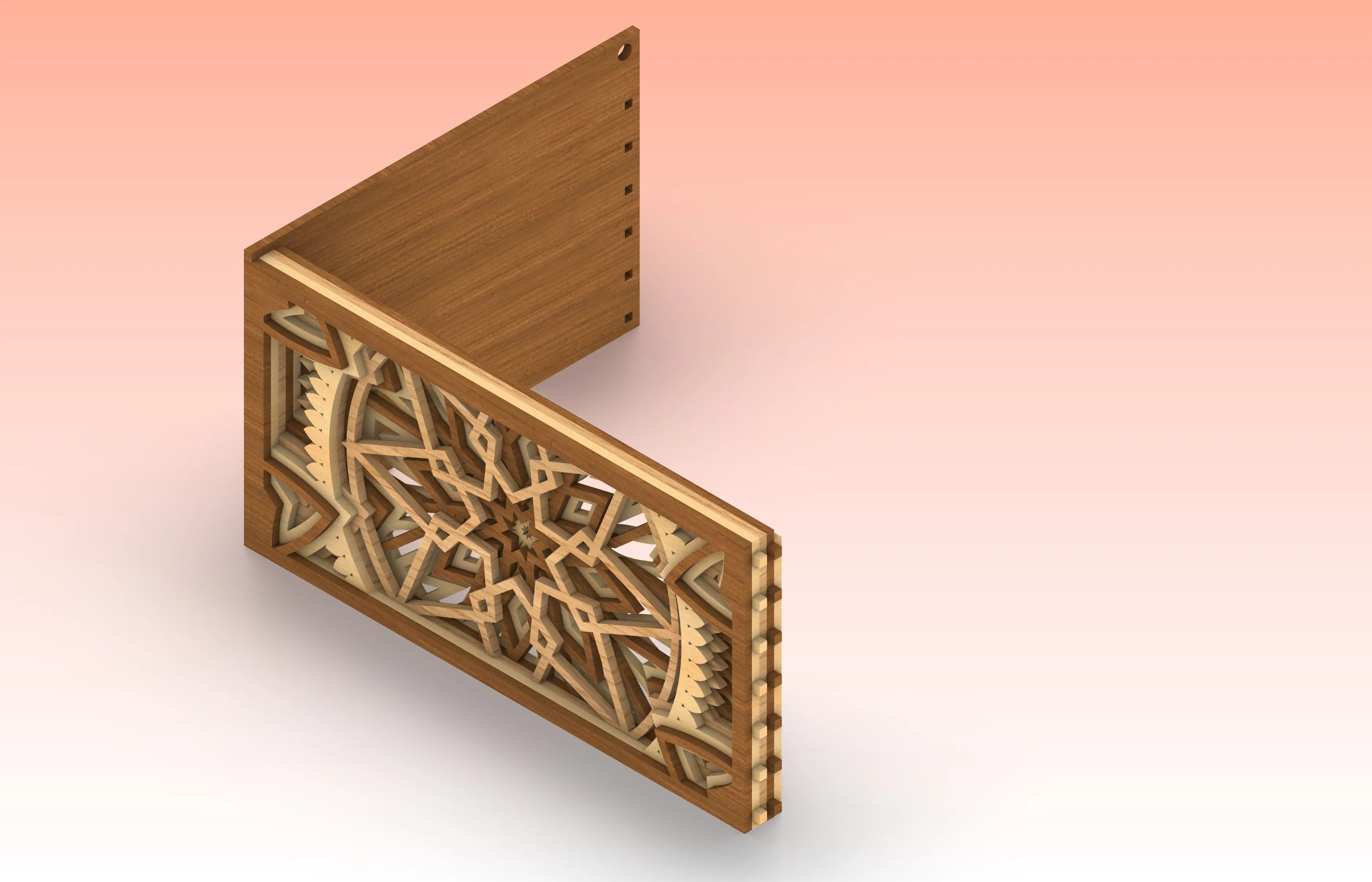Layered Art hinged Box by TheArchist MakerWorld: Download Free 3D Models