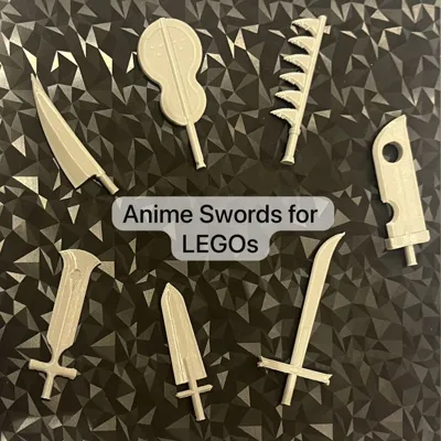 Anime Swords for LEGOs | Collection - MakerWorld: Download Free 3D Models