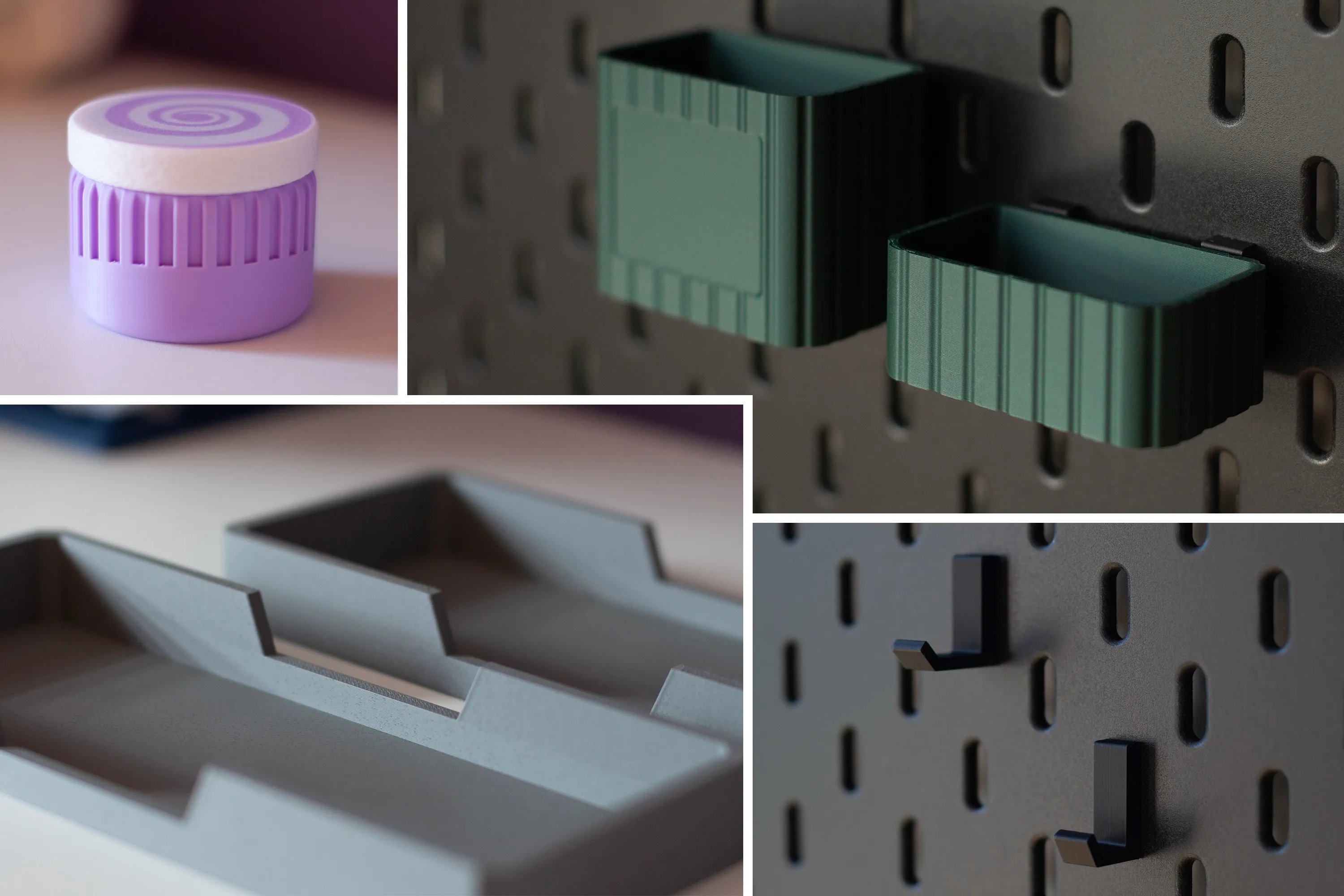 Skadis mount for Bambu Lab Filament Display Model by Jessica MakerWorld ...