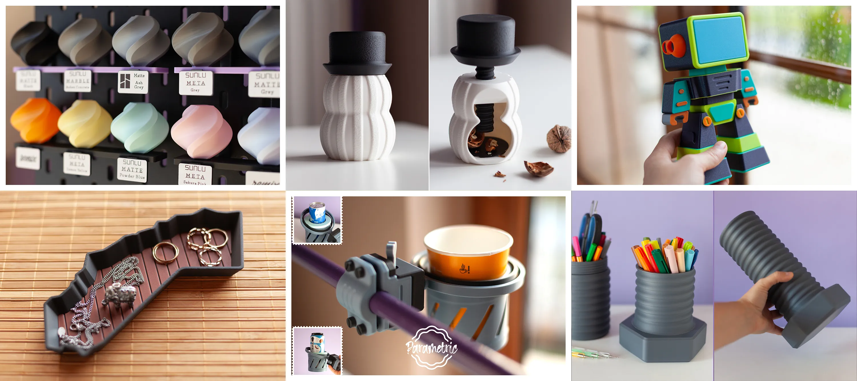 Bolt Shaped Container / Pen Holder / Storage by Jessica MakerWorld: Download Free 3D Models