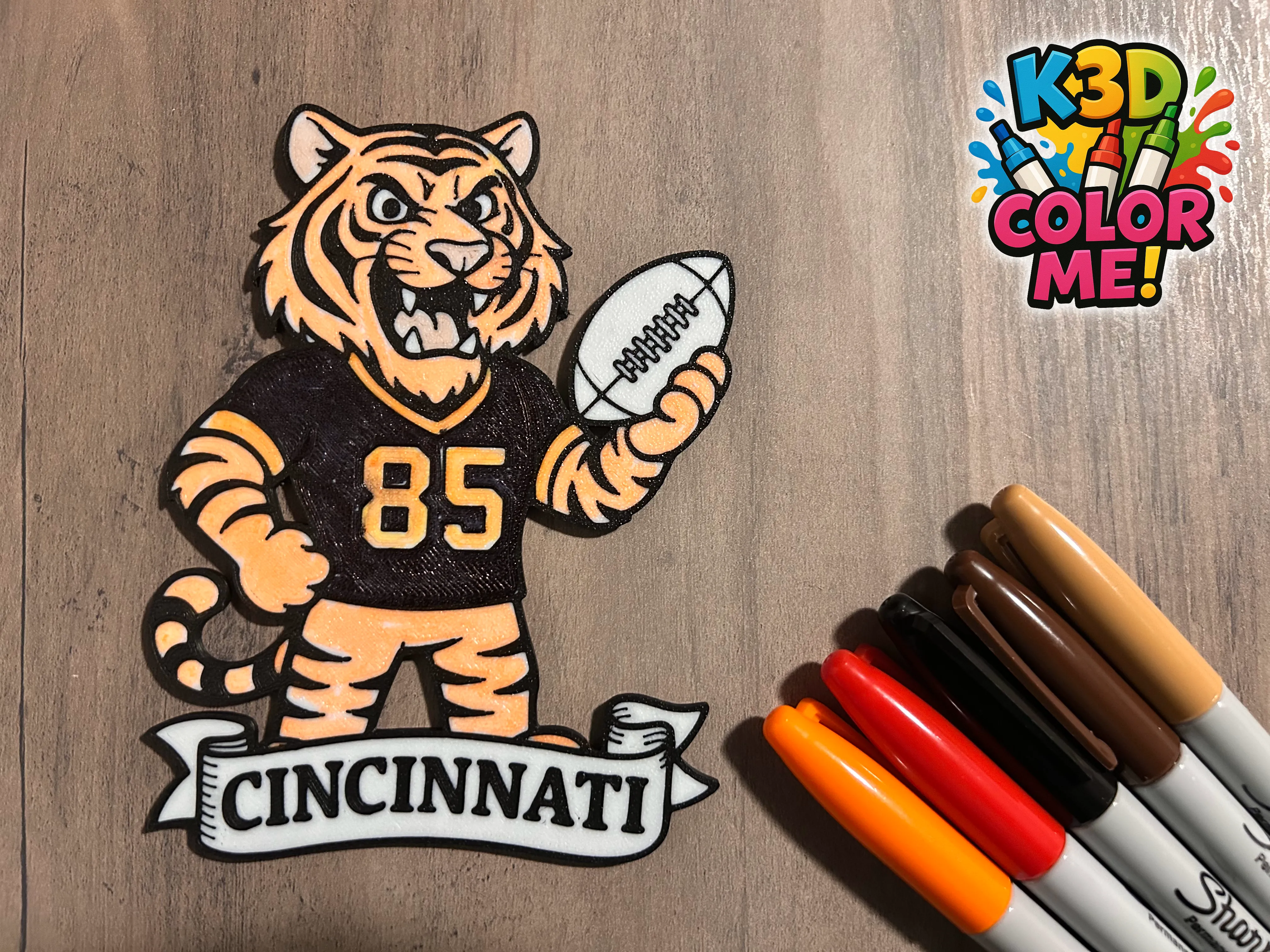 NFL Logo Pack by K3DPrintMakerWorld: Download Free 3D Models