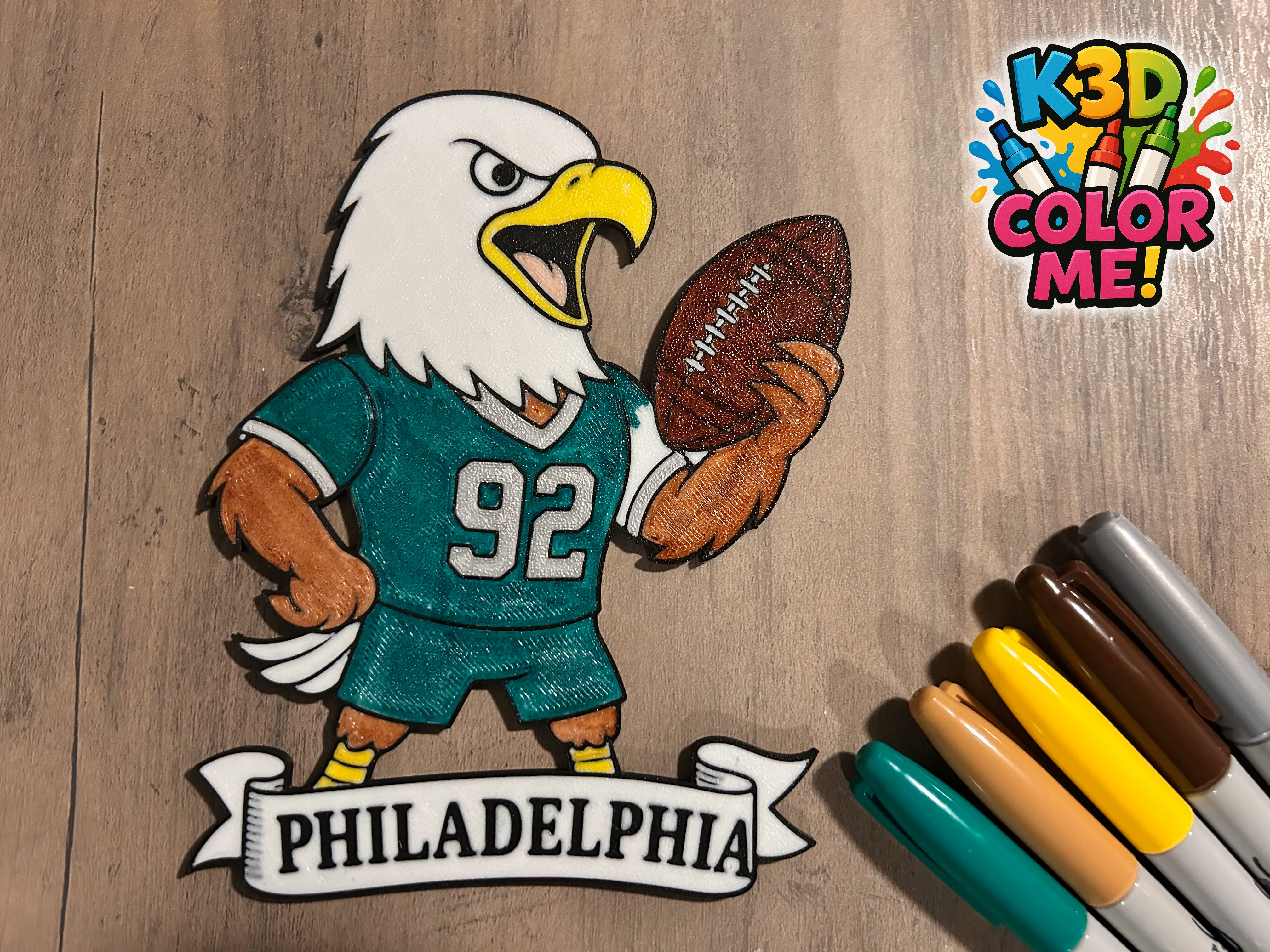 NFL Logo Pack by K3DPrintMakerWorld: Download Free 3D Models