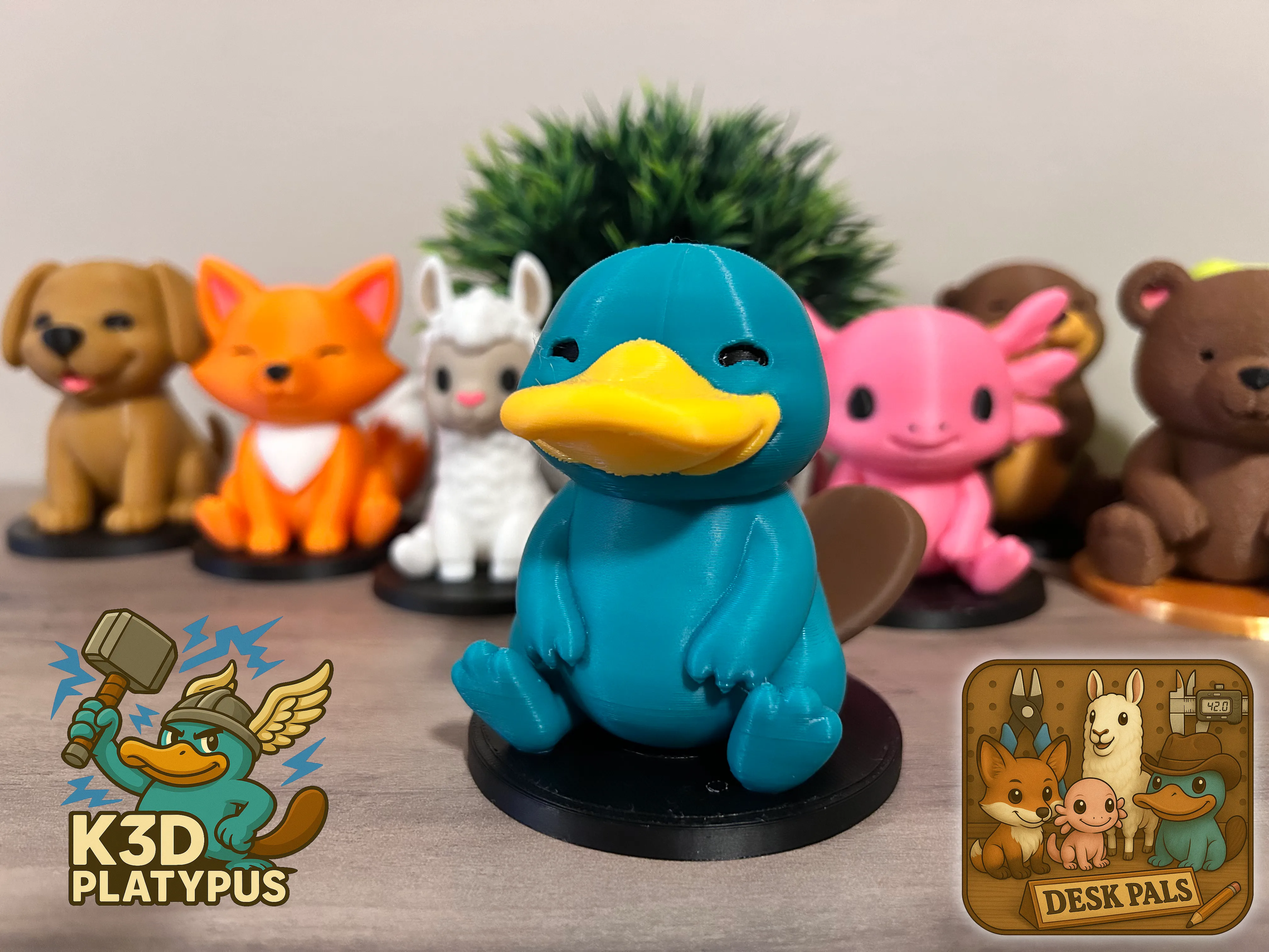 Cute Eagle Desk Pal by K3DPrintMakerWorld: Download Free 3D Models