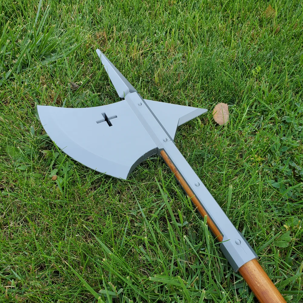 Halberd weapon head and pommel by The Golden Printer MakerWorld ...