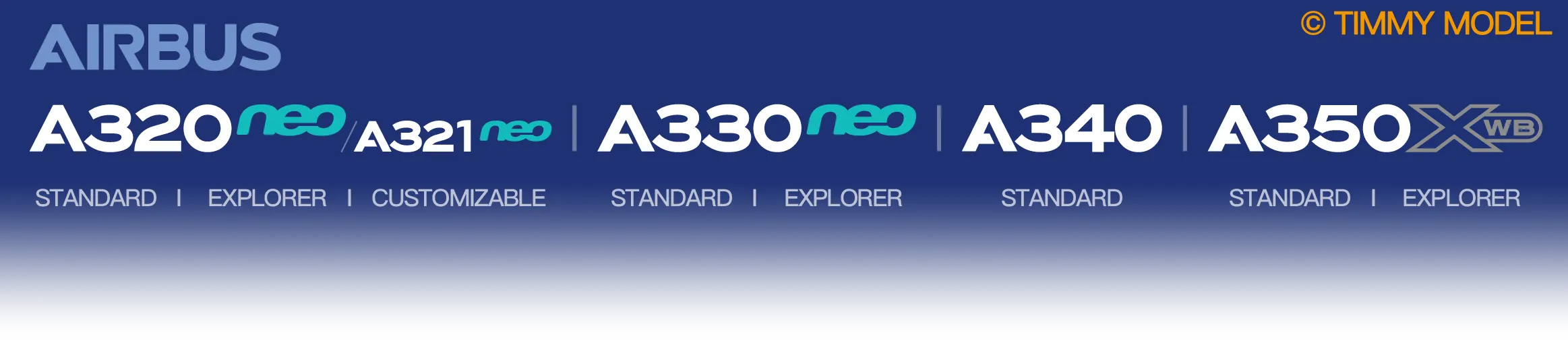 Airbus AIRBUS A350 Model—Standard Edition 1:100/120/144 Scale by TIMMY ...