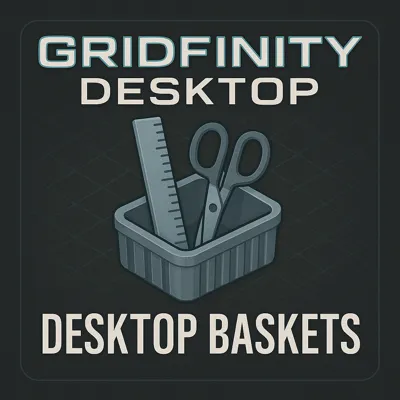 Gridfinity Skrivbordsställ - Korgar | Kollektion - MakerWorld: Ladda ...