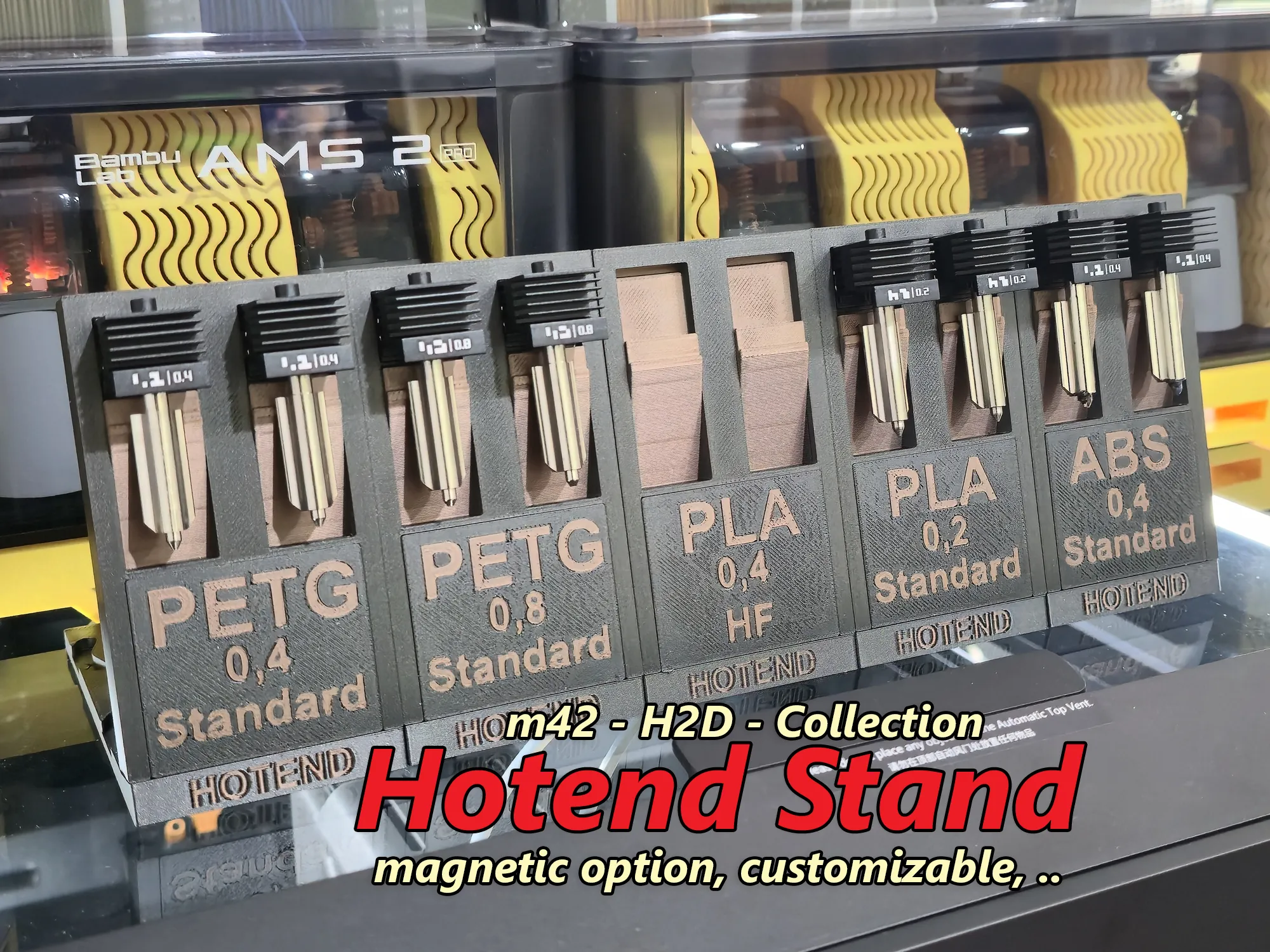 AMS Riser V2 Remixed by maCyo42 MakerWorld: Download Free 3D Models