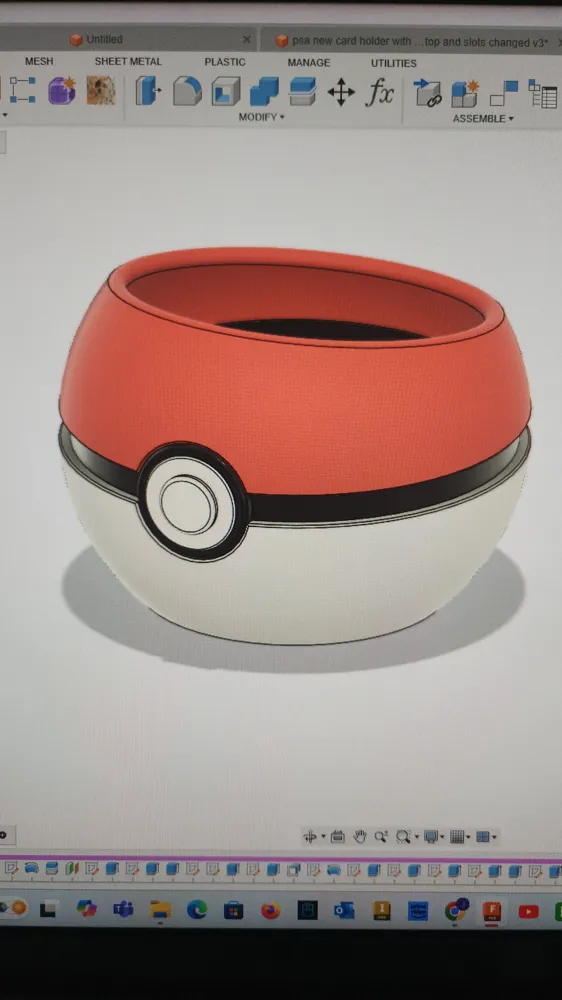 pokeball plant pot - Free 3D Print Model - MakerWorld