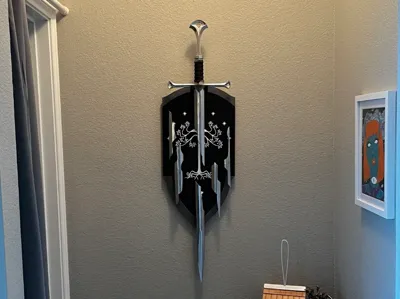 Broken Narsil Wall Display | Collection - MakerWorld: Download Free 3D ...