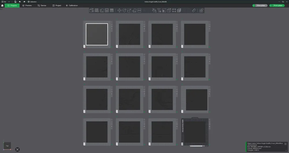 Graffiti Hollow Knight Hueforge 800x800 - Free 3D Print Model - MakerWorld