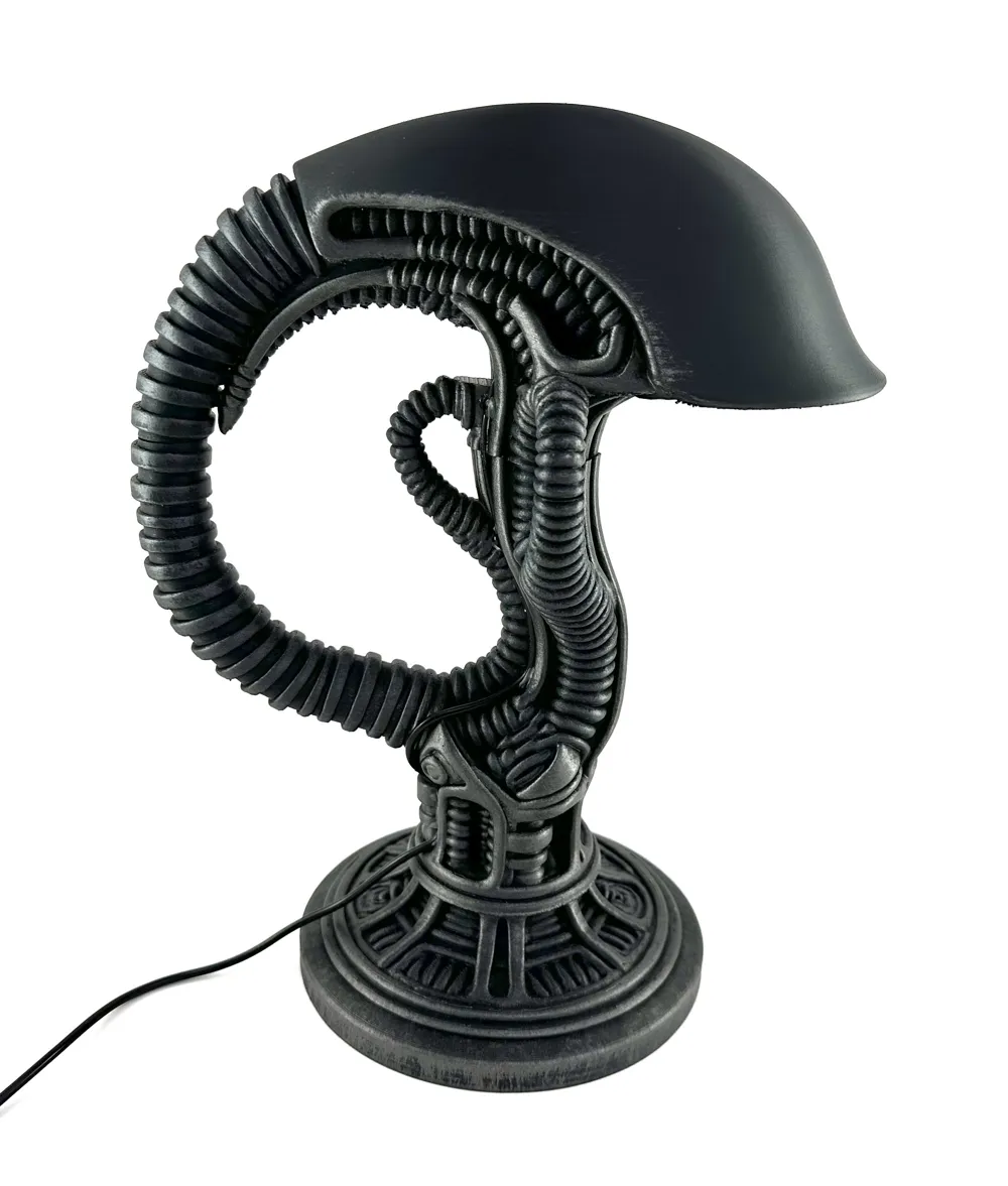 The Giger Lamp - uses LED001 Kit - Xeno style desk by ChainsawGraphics ...