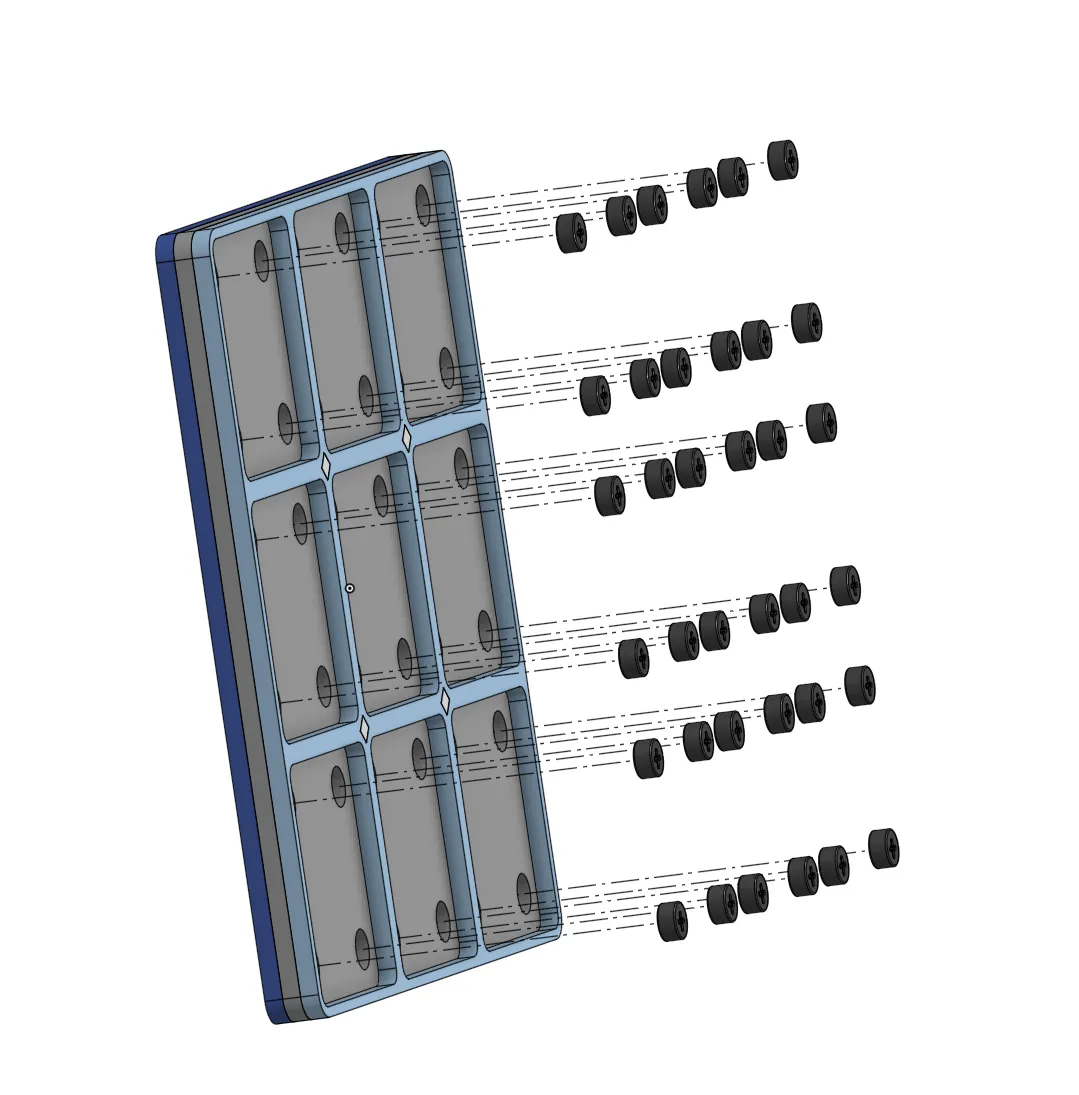 Gridfinity - Baseplates - 1x1 thru 6x7 by Spikeon Studio MakerWorld ...