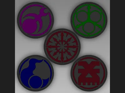 Warhammer Coasters | Collection - MakerWorld: Download Free 3D Models