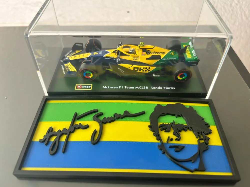 Ayrton Senna Wall Art – Signature Design by Ozan Onder MakerWorld ...