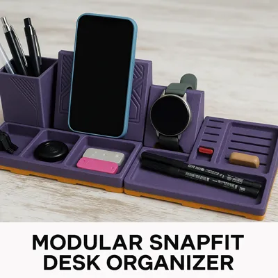 Z-DEsk modular desktop organizer | Collection - MakerWorld: Download ...