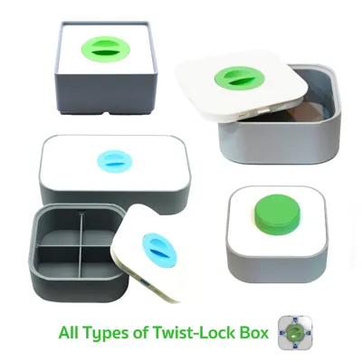 Twist Lock Box Collection | Collection - MakerWorld: Download Free 3D ...