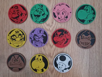 Super Mario coins | Collection - MakerWorld: Download Free 3D Models