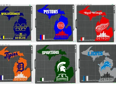 Michigan Mitten Sports | Collection - MakerWorld: Download Free 3D Models