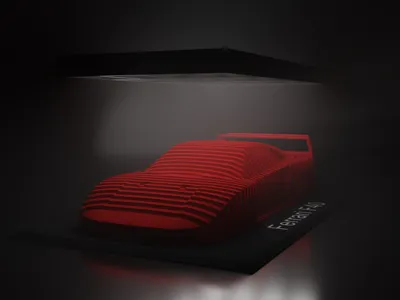 Road Car Layered Sculptures | Collection - MakerWorld