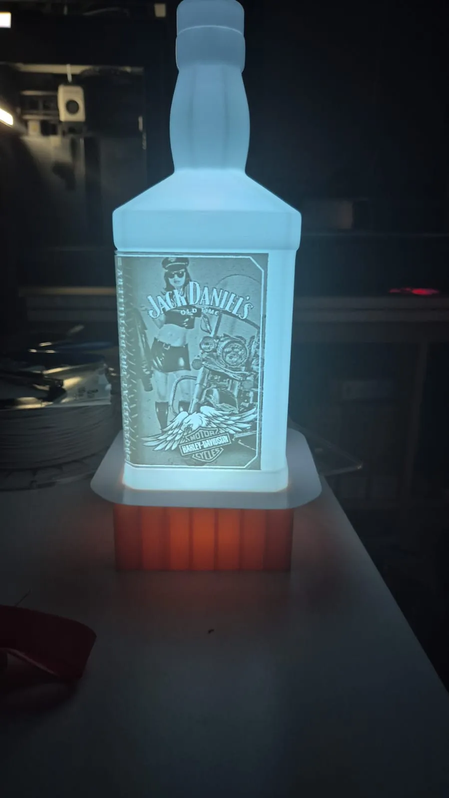 Litho - Jack Daniels - Harley Davidson - Free 3D Print Model - MakerWorld