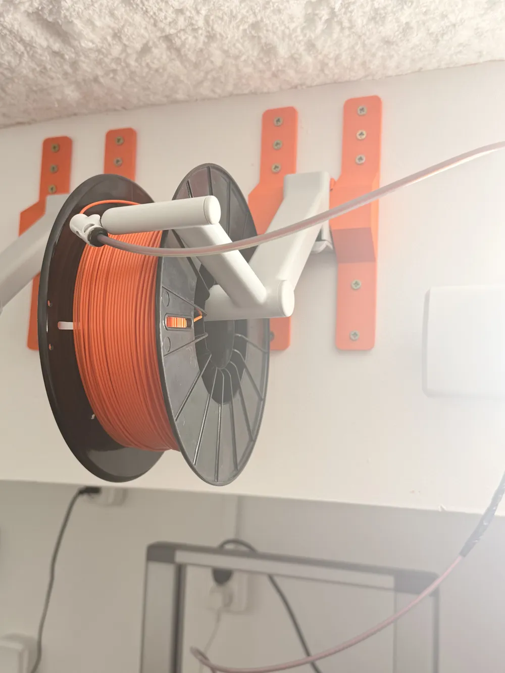 Mounting Bracket / Bambu Lab External Spool Holder - Free 3D Print ...