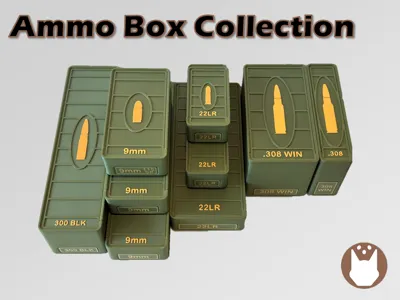 Ammo Storage Box Collection | Collection - MakerWorld: Download Free 3D Models