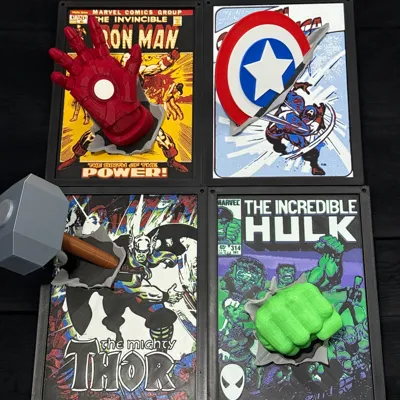 Comic Cover Pop Out Art | Collection - MakerWorld: Download Free 3D Models