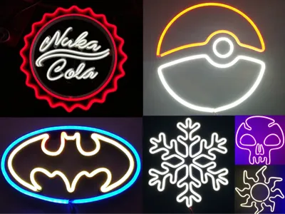 Neon Sign Collection | Collection - MakerWorld
