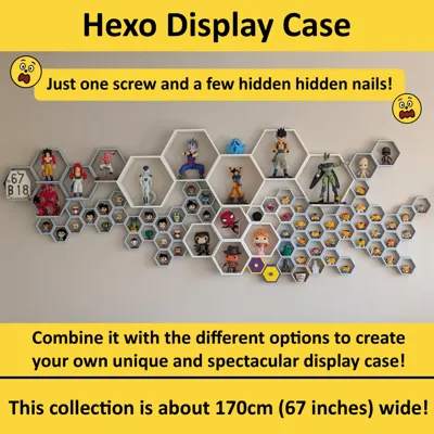 Hexo Display Case | Collection - MakerWorld: Download Free 3D Models