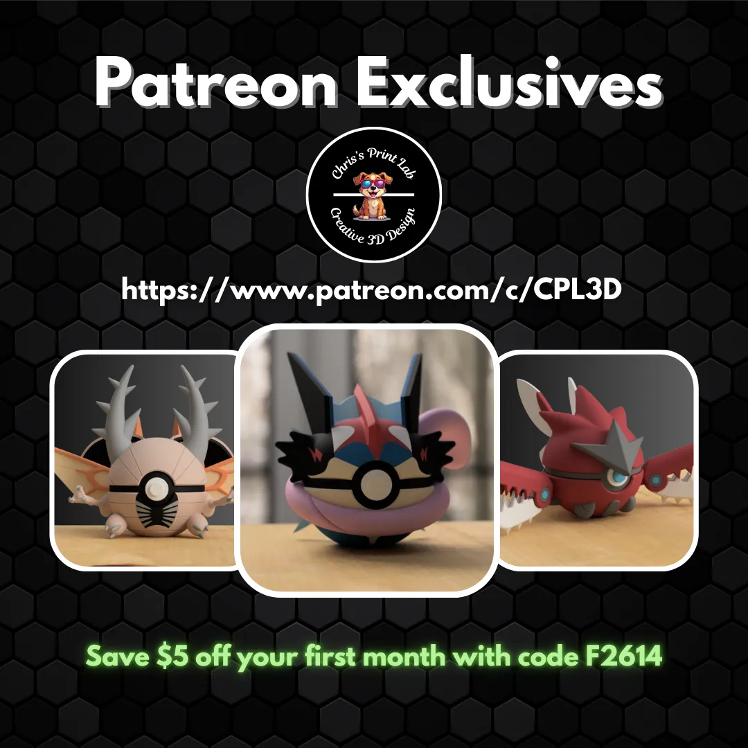 #0006 - Mega Charizard X Twist Locking Pokeball by Chris's Print Lab ...