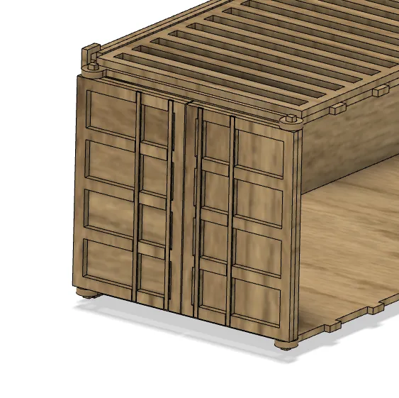 Shipping container - laser-cut by NR Workshop MakerWorld: Download Free ...