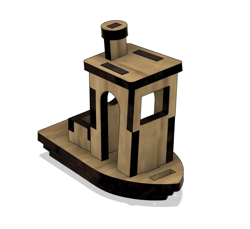 Laser-cut Benchy! (no hardware required) by NR Workshop MakerWorld ...