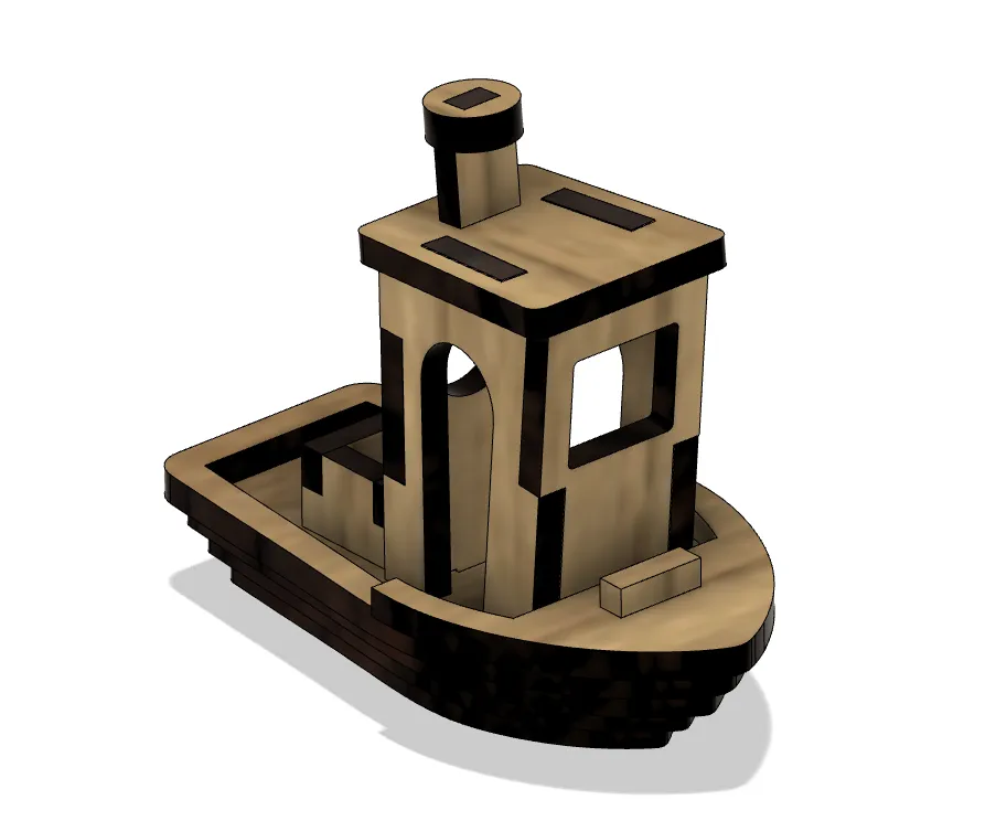 Laser-cut Benchy! (no hardware required) - Free 3D Print Model - MakerWorld