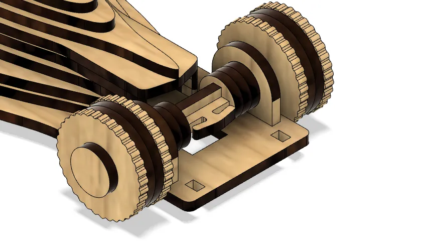 Fully lasered Formula 1 Car, Rubber band Powered! - Free 3D Print Model ...