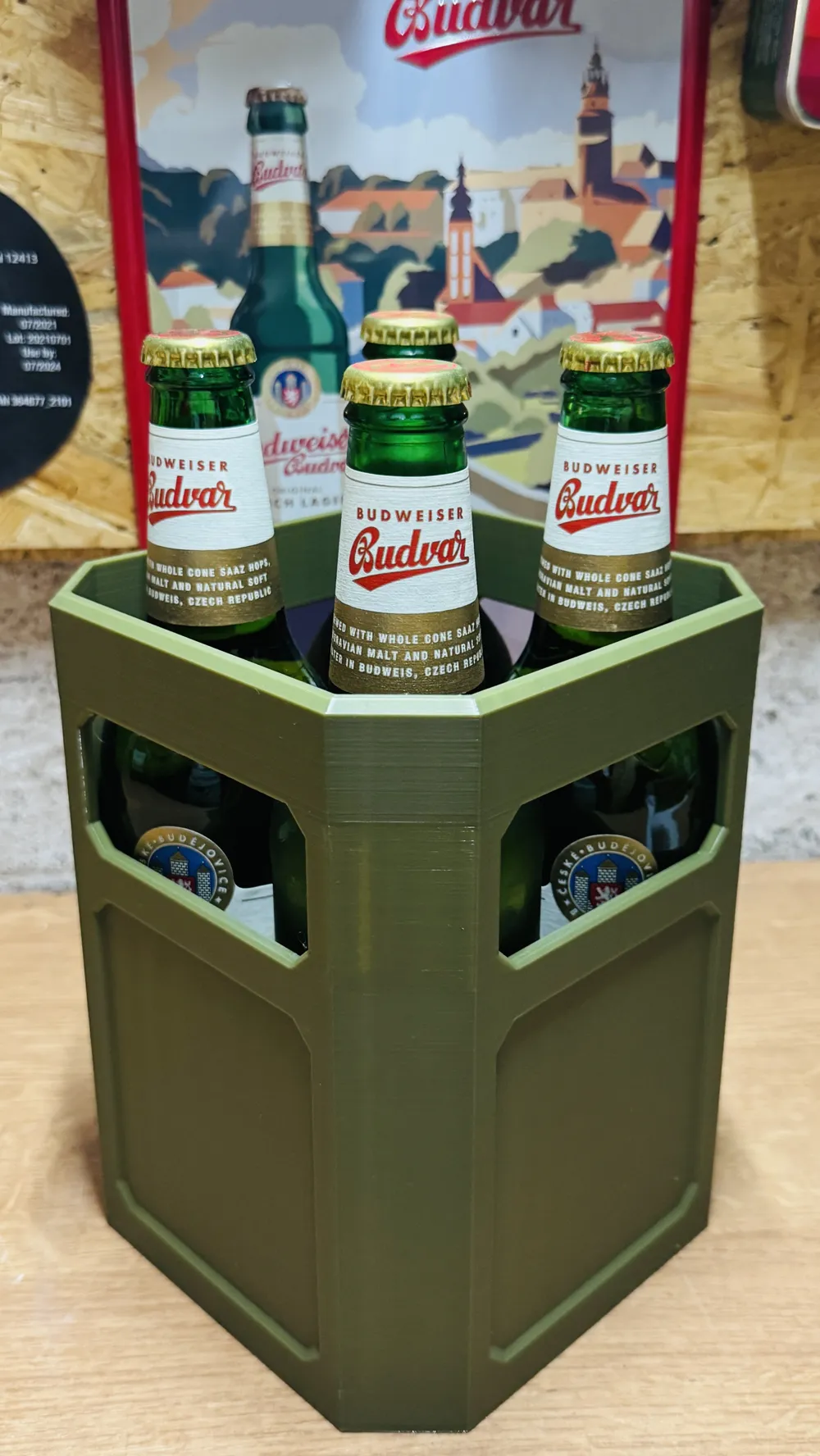 4-pack Beer Crate - Bottle Crate - Can Crate by Peter MakerWorld ...