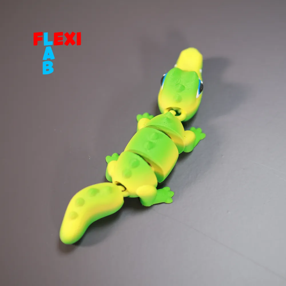 Flexi Crocodile Mini Tiny Articulated Toy by FlexiLAB MakerWorld: Download Free 3D Models
