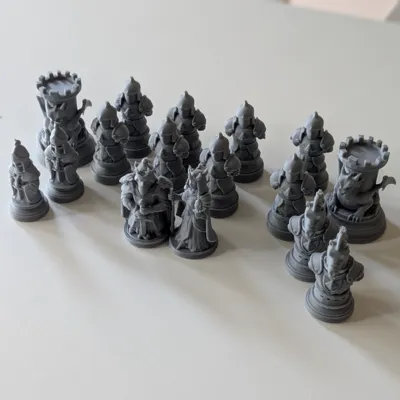 Chess PIeces Dungeons and Dragon | Collection - MakerWorld: Download ...