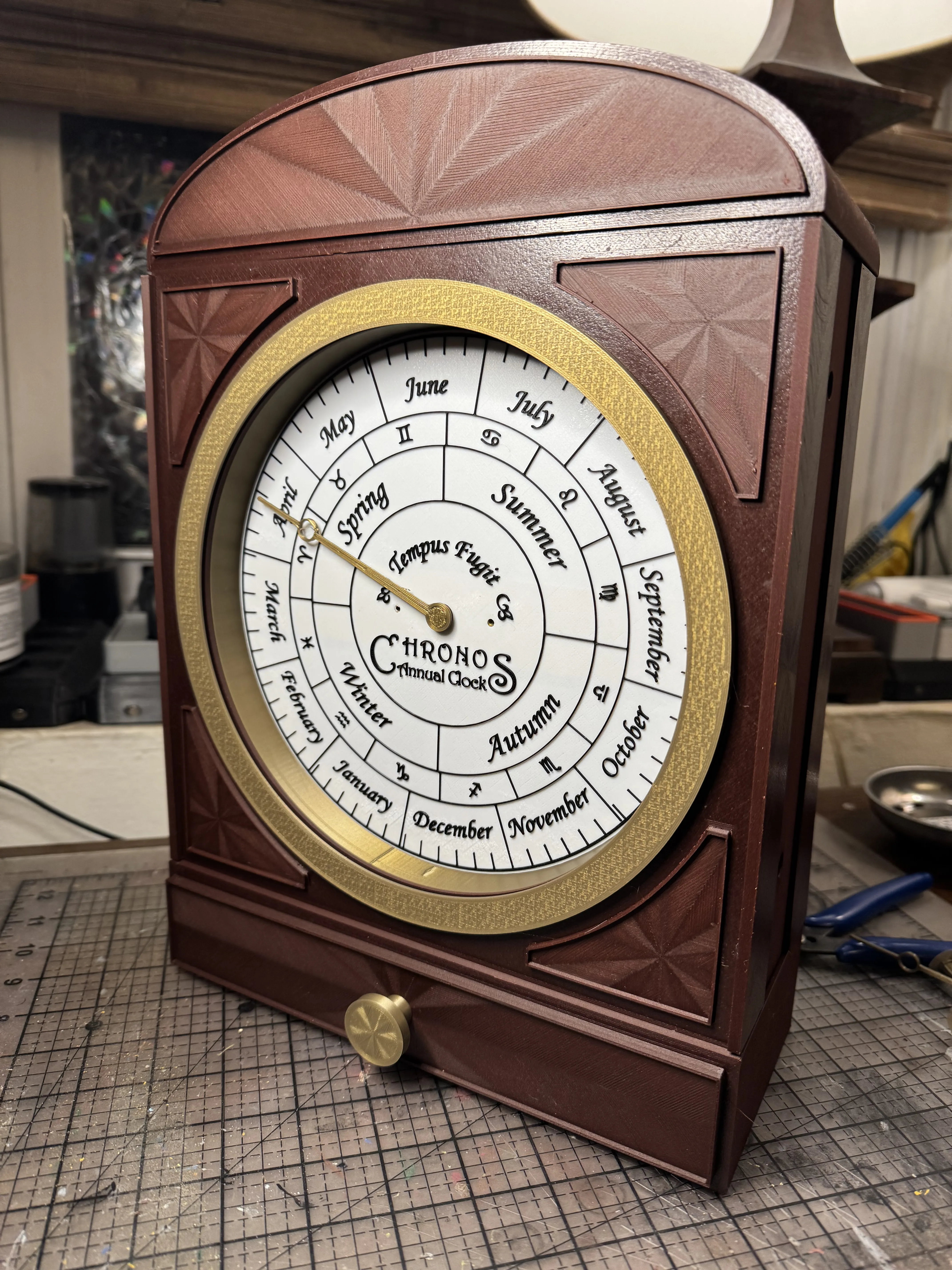 CHRONOS Annual Clock - IoT Circular Calendar by Cheep & Cheerful 3D ...