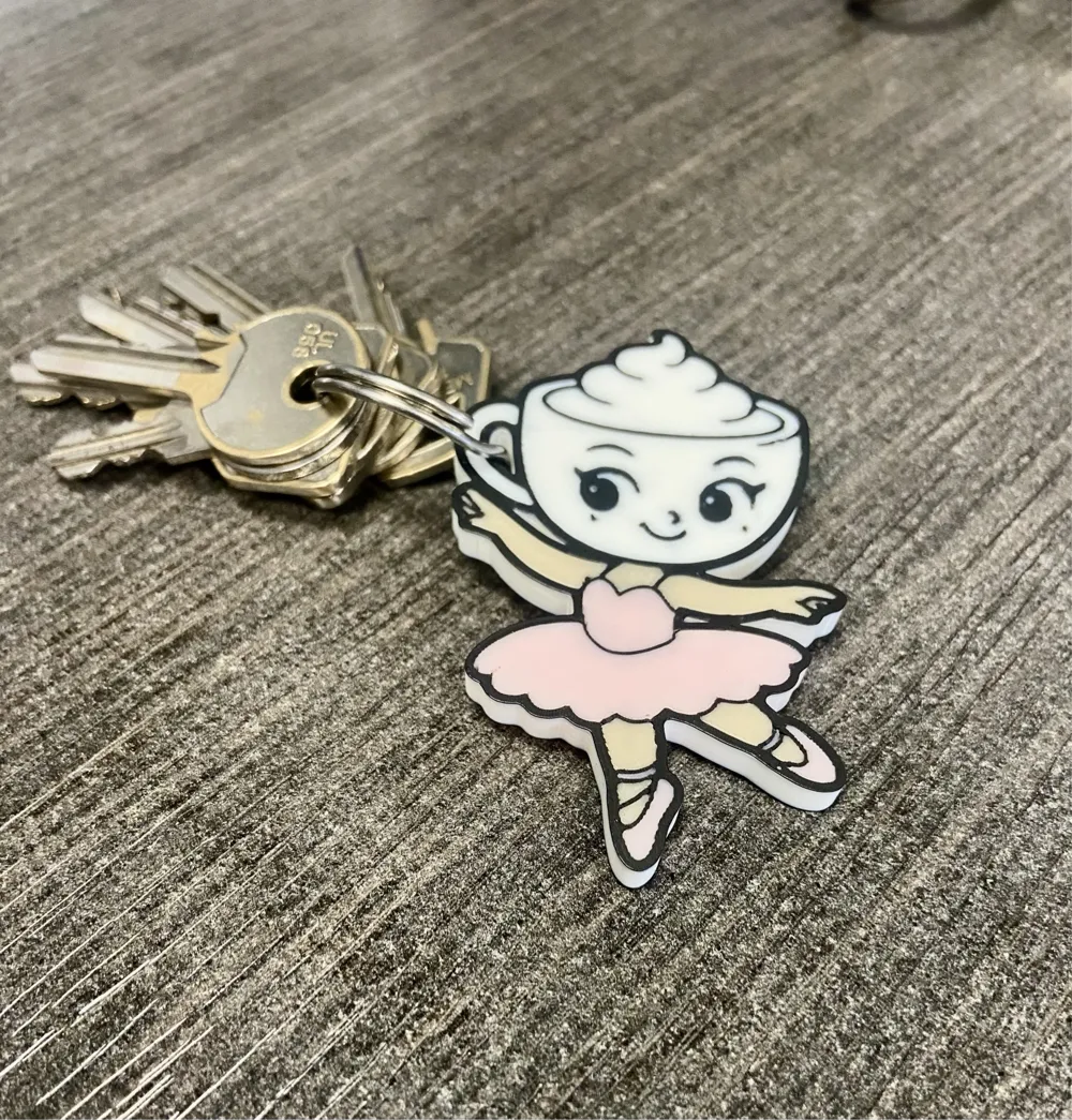 Ballerina Cappuccina, Italian Brainrot by GAF 3D MakerWorld: Download Free 3D Models